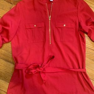 Calvin Klein | Tops | Hp Calvin Klein Ladies Red Top | Poshmark